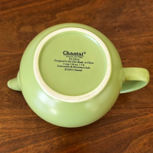 Chantal | Kitchen | Chantal Green Stoneware Teapot Vintage 203 Matte ...